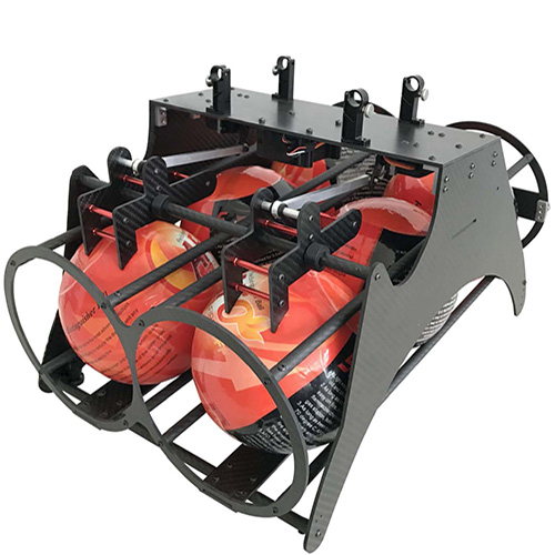 Fire extinguishing ball drop system for DJI Matrice 600 Pro | fire ball ...