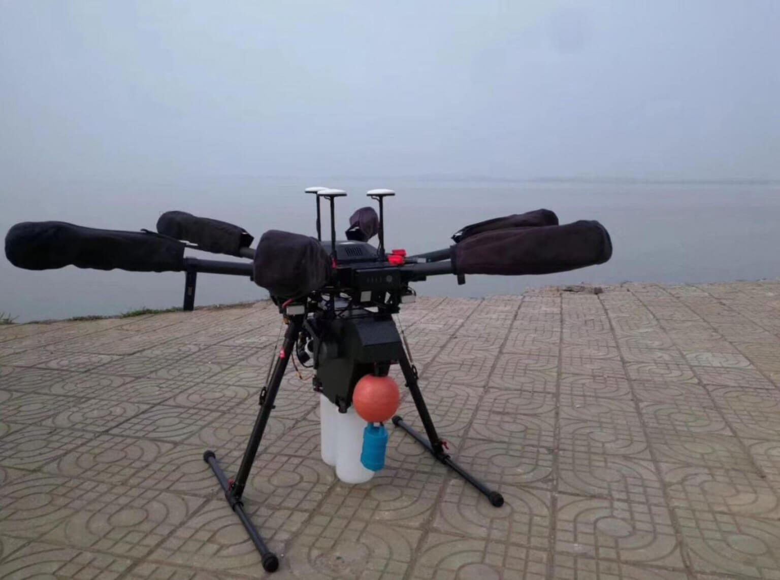 DJI Matrice 600 Pro drone water sampling | Drone water quality sampling