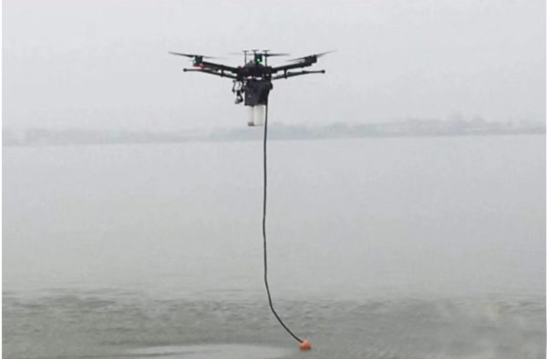 DJI Matrice 600 Pro drone water sampling | Drone water quality sampling